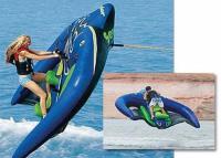 China 3.6x2.4m Inflatable Flying Manta Ray Water Toy - 0.9mm PVC Towable Kite Tube for Water Sports for sale