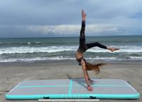 China 4m-12m Inflatable Air Track Mat with 0.9mm PVC Material for Gymnastics Training for sale