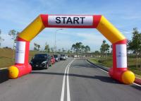 China 8x5m Custom Logo Inflatable Race Arch - Waterproof Commercial Event Entrance with CE/UL Blower for sale
