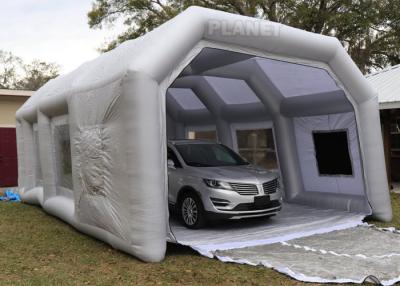 China Custom Inflatable Car Spray Booth 6x4x3m Portable Paint Booth with Blower for sale