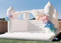 China Custom White Bubble Bounce House 3m x 3m Party Rental Inflatable Jumping Castle for sale
