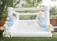 China Customized Outdoor Wedding Inflatable Bounce House 4m x 4m PVC Jumping Bouncer for sale