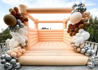 China Customized Outdoor Wedding Inflatable Bounce House 4m x 4m PVC Jumping Bouncer for sale