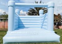 China Custom Color Inflatable Bounce House Jump Castle 0.55mm PVC Tarpaulin for Party for sale