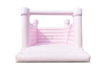 China Custom Inflatable Bouncy Castle 0.55mm PVC Wedding Outdoor Bounce House for Party for sale