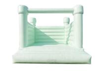 China Custom Inflatable Bouncy Castle 0.55mm PVC Wedding Outdoor Bounce House for Party for sale