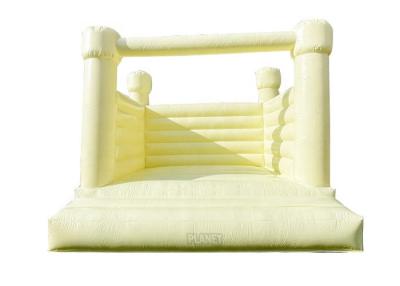 China White Inflatable Bouncy Castle 4x4m Outdoor Jumping Bouncer for Adults Kids Customizable for sale