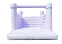 China Custom Inflatable Bouncy Castle 0.55mm PVC Wedding Outdoor Bounce House for Party for sale