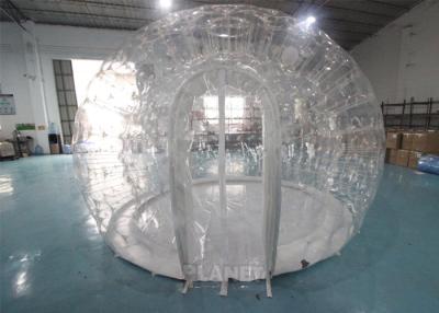 China 4m Diameter 0.8mm PVC Transparent Inflatable Bubble Dome Tent for Camping and Events for sale