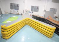 China 6m Y-Shaped Inflatable Pontoon Dock with 0.9mm PVC Material for Boat Parking and Water Sports for sale