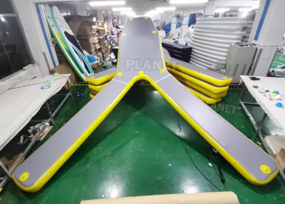 China 6m Y-Shaped Inflatable Pontoon Dock with 0.9mm PVC Material for Boat Parking and Water Sports for sale
