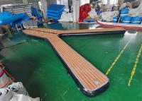 China Inflatable Y Dock 6m Floating Platform Water Toys for Kids Adults PVC Tarpaulin Custom Color for sale