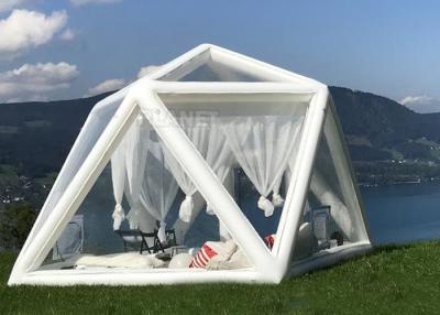 China Portable Clear Bubble House Inflatable Triangle Tent 0.8mm PVC Material with CE Certification for sale