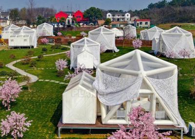 China Commercial Transparent Inflatable Bubble Tent 0.8mm PVC Outdoor Camping Hotel Stargazing Dome 220V for sale