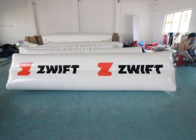 China 0.9mm PVC Tarpaulin Inflatable Long Tube Cylinder Life Buoy for Triathlon Swim Marker for sale