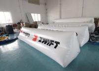 China 0.9mm PVC Tarpaulin Inflatable Long Tube Cylinder Life Buoy for Triathlon Swim Marker for sale