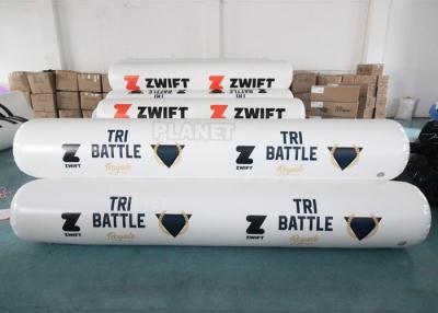 China Custom Size Inflatable Surface Marker Buoy 0.6mm PVC Tube Marker for Water Sports for sale
