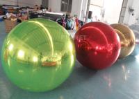 China Large PVC Inflatable Reflective Mirror Ball 2m Diameter for Party Event Decoration for sale