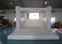 China White Inflatable Bouncy Castle Wedding Bounce House for Adults and Kids Custom Size PVC for sale