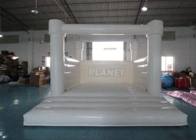 China White Inflatable Bouncy Castle Wedding Bounce House for Adults and Kids Custom Size PVC for sale