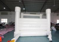 China White Inflatable Bouncy Castle Wedding Bounce House for Adults and Kids Custom Size PVC for sale