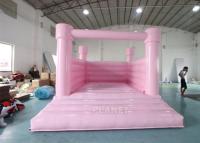 China Commercial White Inflatable Bounce House 4x4x3m Wedding Bouncy Castle for Sale for sale