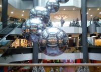 China Giant Inflatable Mirror Ball 100cm Diameter | Double-Layer PVC Construction | CE/UL Certified Blower for sale