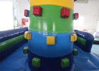 China Airtight PVC Inflatable Rock Climbing Wall 3x3x2.3m Commercial Grade Bouncer for sale