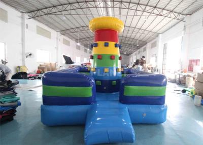 China Airtight PVC Inflatable Rock Climbing Wall 3x3x2.3m Commercial Grade Bouncer for sale