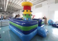 China Airtight PVC Inflatable Rock Climbing Wall 3x3x2.3m Commercial Grade Bouncer for sale