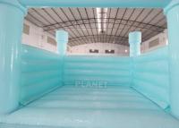 China Custom Color PVC Inflatable Bouncy Castle 4x4x3m Commercial Bounce House with Air Blower for sale