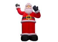 China Custom Inflatable Santa Claus 6ft Outdoor Christmas Decoration with LED Lights for sale