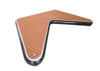 China Custom Inflatable Jet Ski Dock 3x2m V Shape Floating Water Platform PVC Tarpaulin for sale