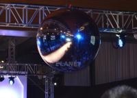 China PVC Inflatable Mirror Ball 0.3mm Reflective Surface with CE/UL Certification for Events and Advertising for sale