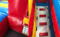 China Inflatable FunCity Playground 5.5x5.1x4.3m Obstacle Course Bounce House for Party Rental for sale