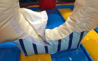 China Inflatable FunCity Playground 5.5x5.1x4.3m Obstacle Course Bounce House for Party Rental for sale