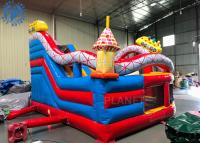 China Inflatable FunCity Playground 5.5x5.1x4.3m Obstacle Course Bounce House for Party Rental for sale