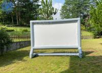China 14ft Sealed Inflatable Outdoor Projection Movie Screen with 0.6mm PVC Material and 2+ Week Inflation Duration for sale