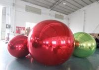 China Custom Inflatable Christmas Mirror Ball 0.6m to 2.0m Reflective Decoration for sale