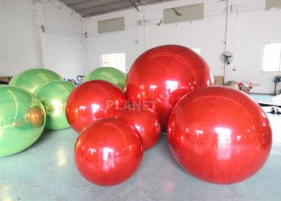 China Custom Inflatable Christmas Mirror Ball 0.6m to 2.0m Reflective Decoration for sale