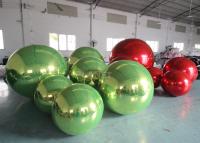 China Custom Inflatable Christmas Mirror Ball 0.6m to 2.0m Reflective Decoration for sale