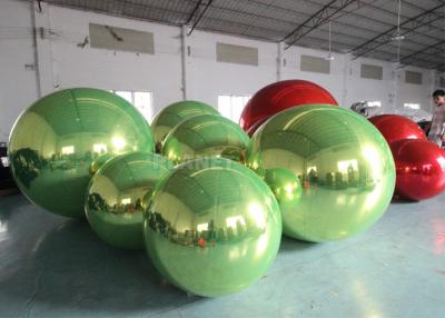 China Custom Size Double Layer PVC Inflatable Mirror Ball 0.6m to 2.0m for Events for sale