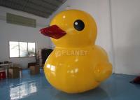 China Custom Inflatable Yellow Duck Model Outdoor Water Advertising Big Rubber Duck for Commercial Use for sale