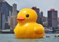 China Custom Inflatable Yellow Duck Model Outdoor Water Advertising Big Rubber Duck for Commercial Use for sale