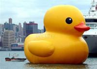 China Giant Inflatable Yellow Duck 3m 4m 5m 6m PVC Advertising Water Floating Rubber Duck for sale