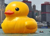 China Customized Giant Inflatable Yellow Duck 3m-6m PVC Advertising Float for Events for sale