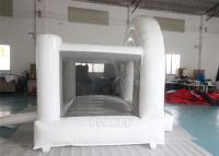 China Inflatable Pastel Rainbow Bounce House 10x10ft PVC Tarpaulin for Party Rental for sale