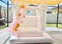 China Mini Wedding Inflatable Bounce House 150kg Capacity PVC Bouncer for Outdoor Events for sale