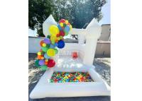 China Mini Wedding Inflatable Bounce House 150kg Capacity PVC Bouncer for Outdoor Events for sale