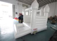 China PVC Inflatable Small White Bouncy Toddlers Bounce Castle House 10x8x8ft with Ball Pool for Event for sale